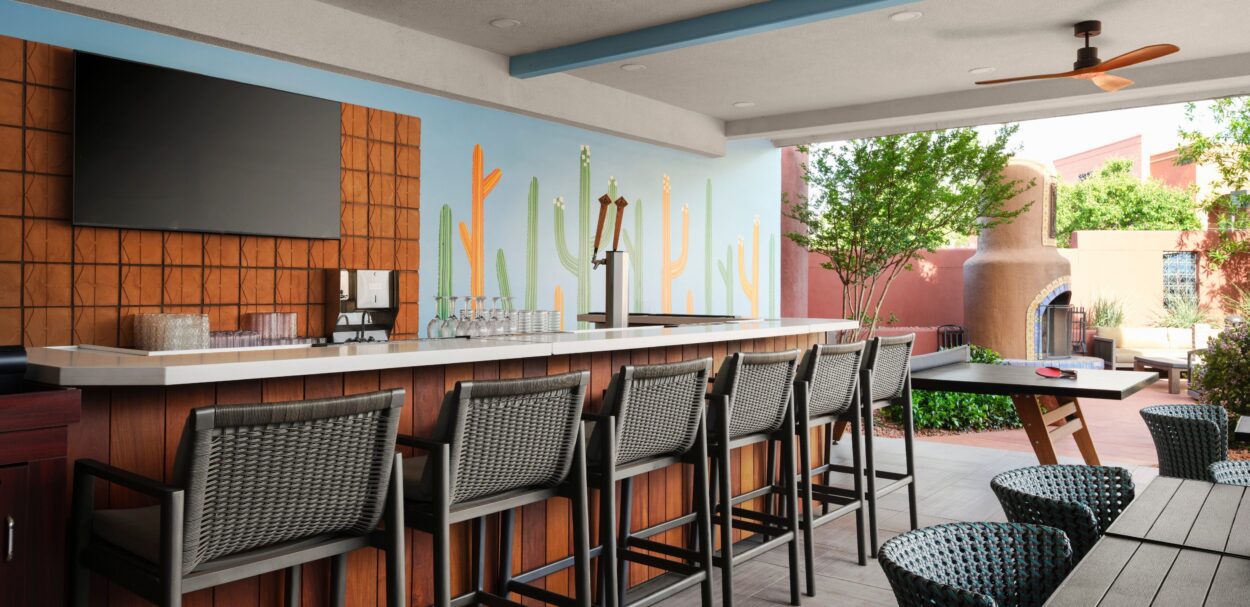 The Wilde Pool Bar in Sedona | The Wilde Resort & Spa